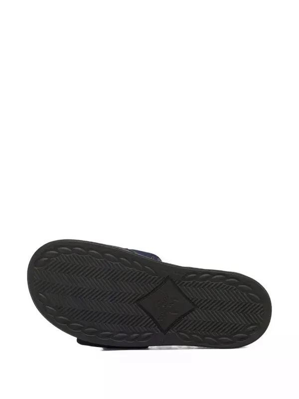 Mcm Monogram Pattern Slides