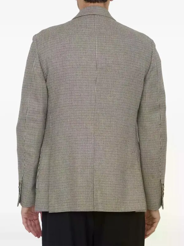LARDINI Houndstooth-pattern Blazer