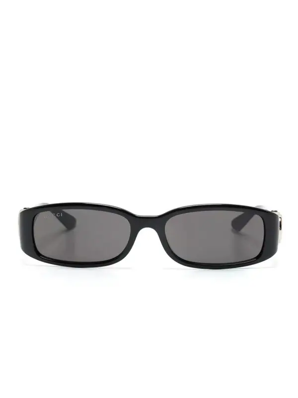 Gucci Rectangle Frame Sunglasses - Black