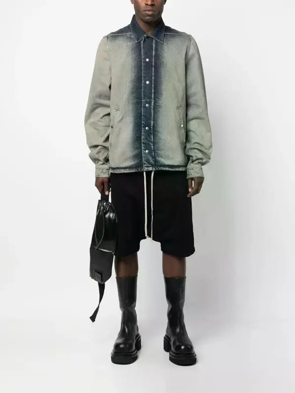 Rick Owens Long-sleeve Denim Jacket