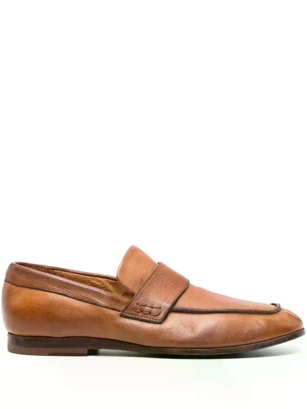 Moma Strap-detail Leather Loafers