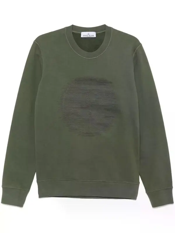 Stone Island Organic Cotton Jersey Sweatshirt