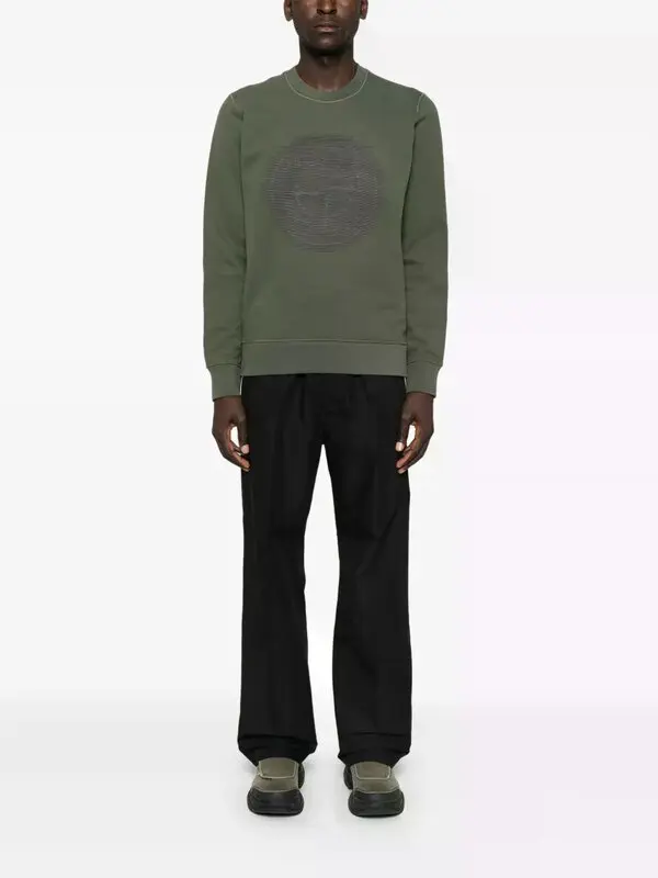 Stone Island Organic Cotton Jersey Sweatshirt