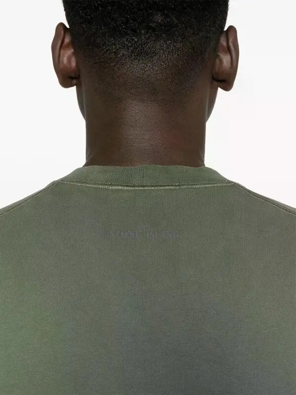 Stone Island Organic Cotton Jersey Sweatshirt