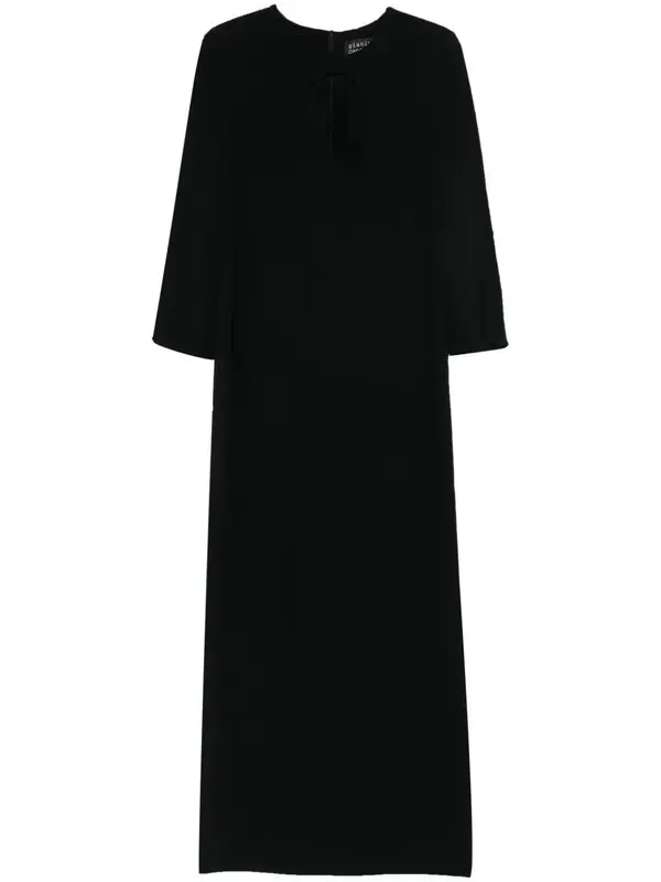 GIANLUCA CAPANNOLO Jean Maxi Dress - Black