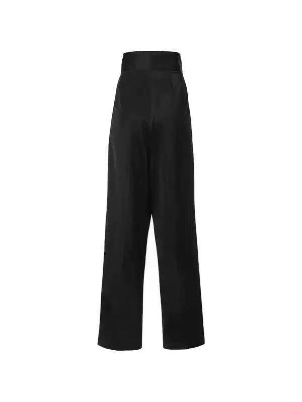 ALMAZ Triple Belt Tailored Wide-leg Trousers