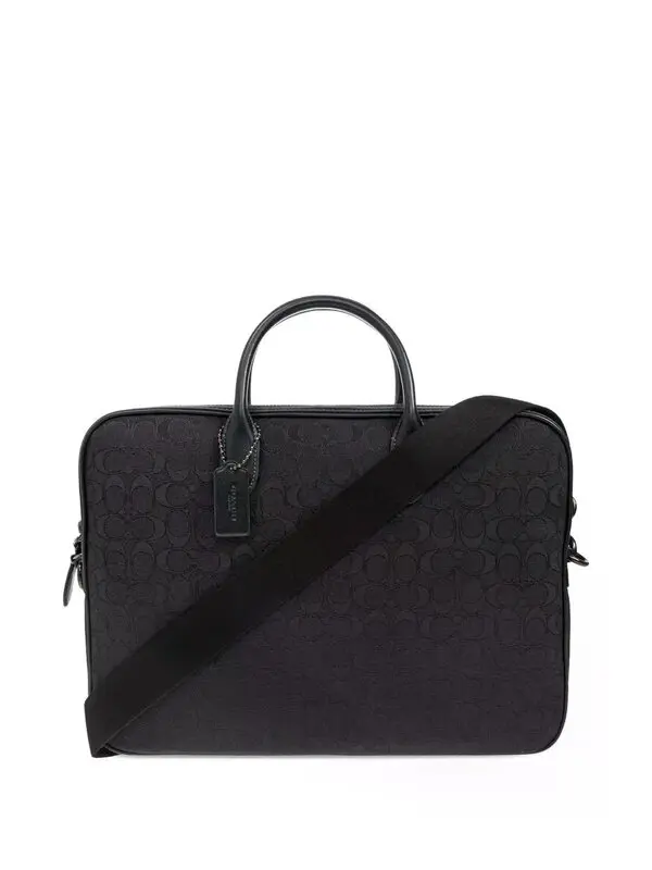 COACH Theo Work Bag - Black