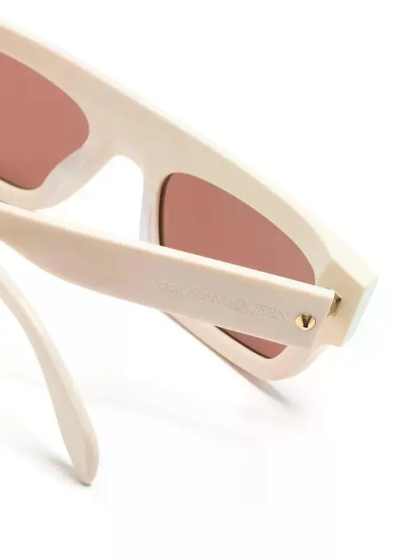 Alexander McQueen Square-frame Tinted Sunglasses