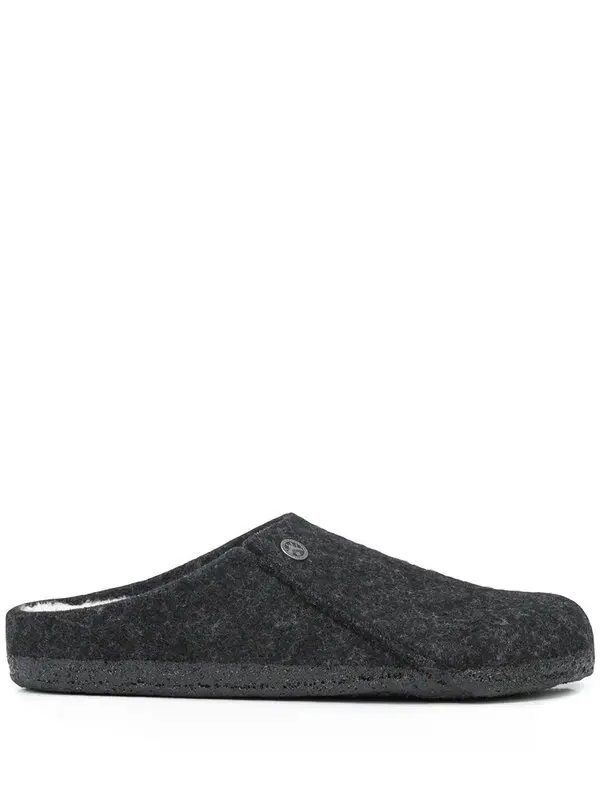 BIRKENSTOCK Zermatt Wool Felt Slipper - Black