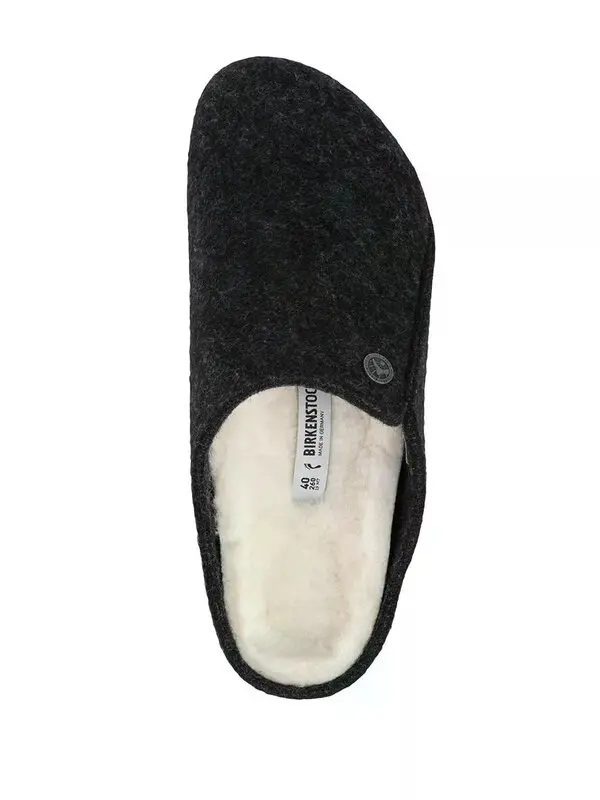 BIRKENSTOCK Zermatt Wool Felt Slipper - Black