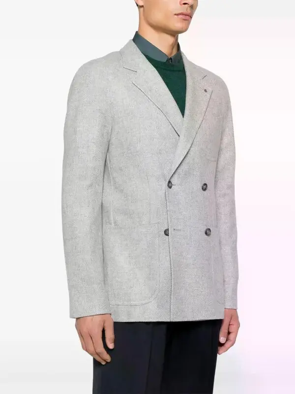 Tagliatore Randall Double-breasted Blazer - Grey