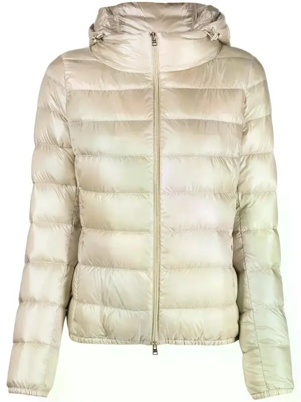 Herno High-shine Puffer Jacket - Neutrals