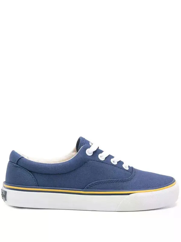 Polo Ralph Lauren Round Toe Canvas Sneakers