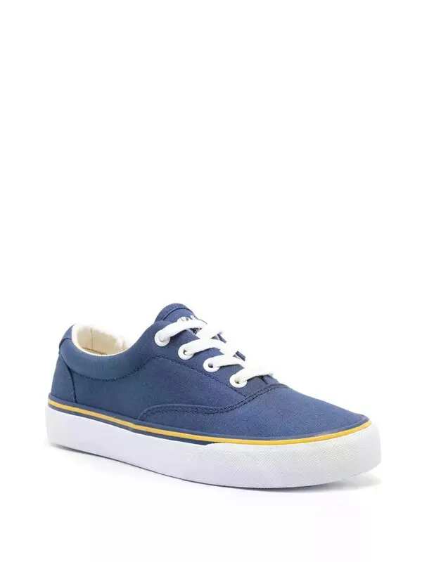 Polo Ralph Lauren Round Toe Canvas Sneakers