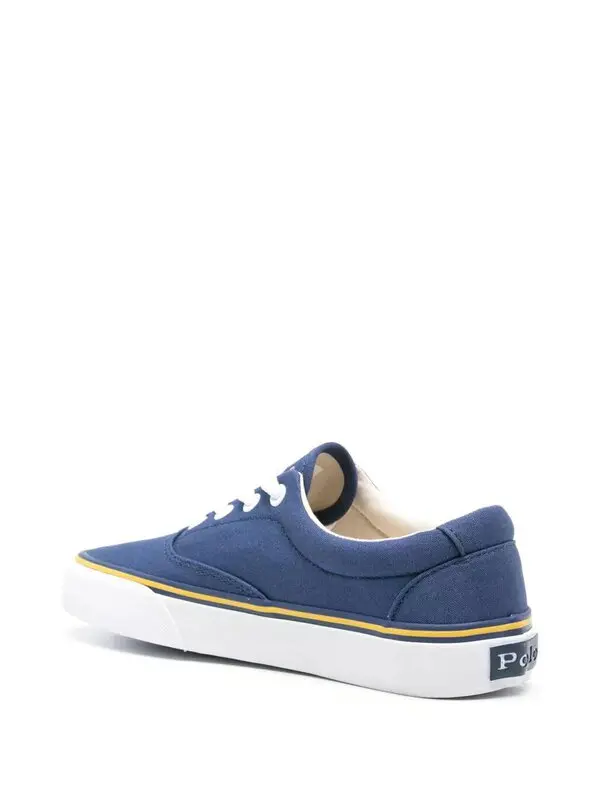 Polo Ralph Lauren Round Toe Canvas Sneakers