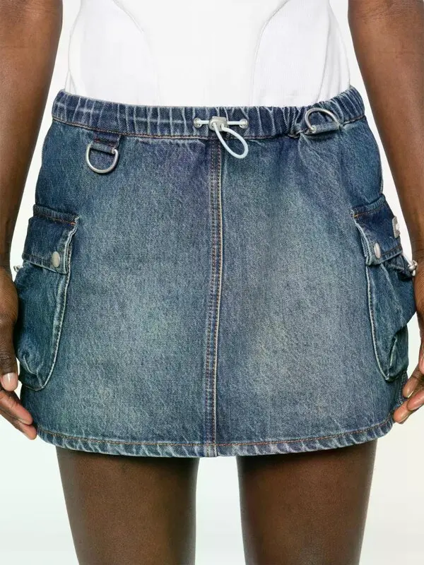 Coperni Denim Cargo Mini Skirt