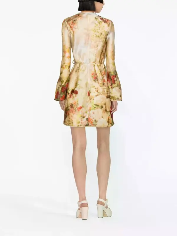Zimmermann Luminosity Floral-print Silk Mini Dress