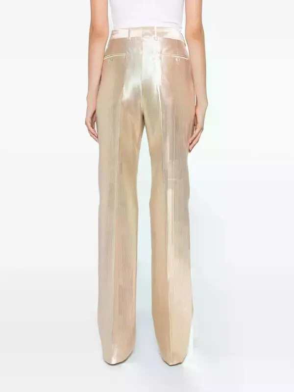 TOM FORD Ribbed Satin Finish Trousers