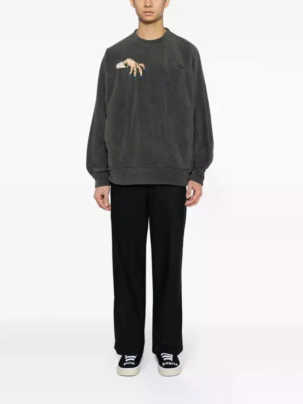 Undercover Embroidered-motif Crew-neck Sweatshirt
