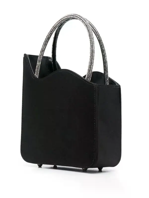 LE SILLA Micro Ivy Crystal-embellished Tote Bag - Black