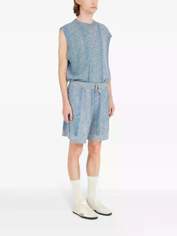 MAISON MARGIELA Striped Knit Drawstring Shorts