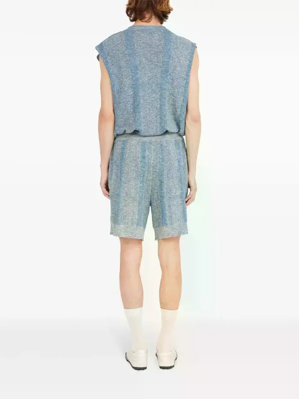 MAISON MARGIELA Striped Knit Drawstring Shorts