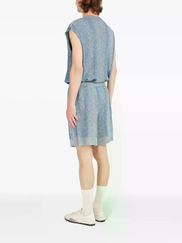 MAISON MARGIELA Striped Knit Drawstring Shorts