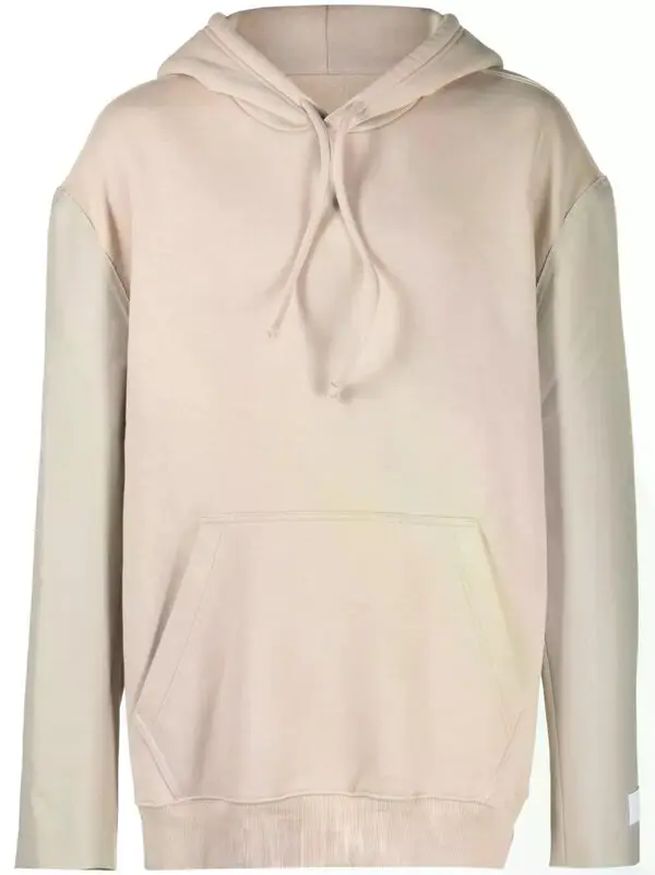 MAISON MARGIELA Logo-appliqué Contrast-sleeve Hoodie