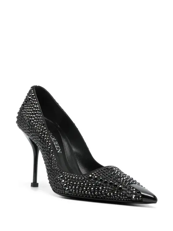 Alexander McQueen Punk Crystal-embellished Stiletto Pumps