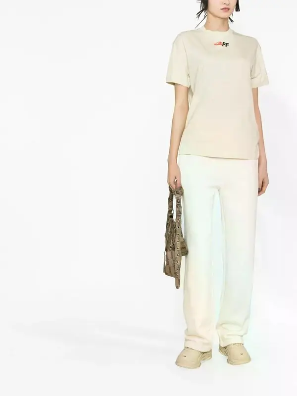Off-White Graphic Print Cotton T-shirt
