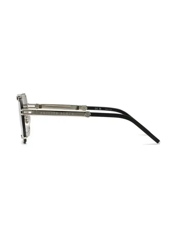 Philipp Plein Aviator Sunglasses - Silver