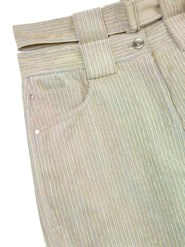 STUDIO TOMBOY Corduroy Press-creased Trousers