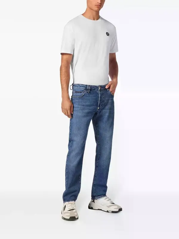 Philipp Plein Tattoo Straight-cut Jeans - Blue