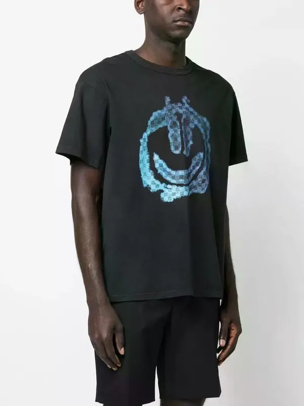 MISBHV Monongram Smiley-print T-shirt