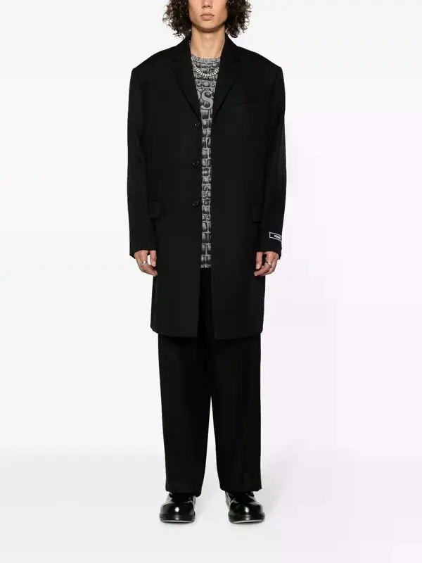 Versace Wool Tailored Trousers