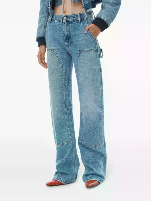 Alexander Wang Crystal Carpenter Jeans
