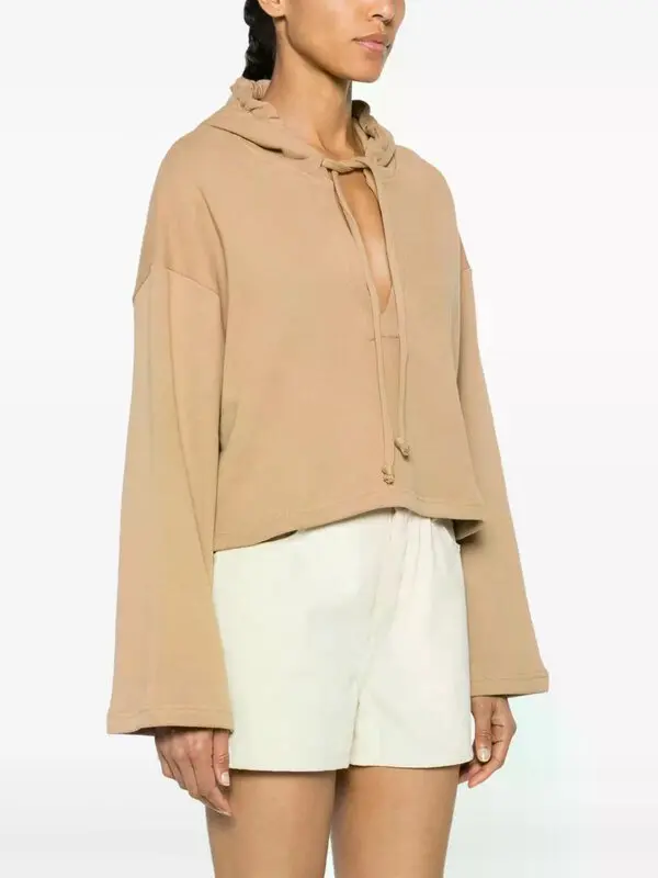 BASERANGE Hooded Cropped Hoodie