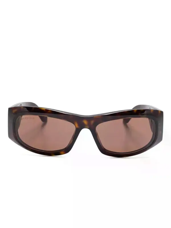 Balenciaga Bossy Sunglasses - Brown