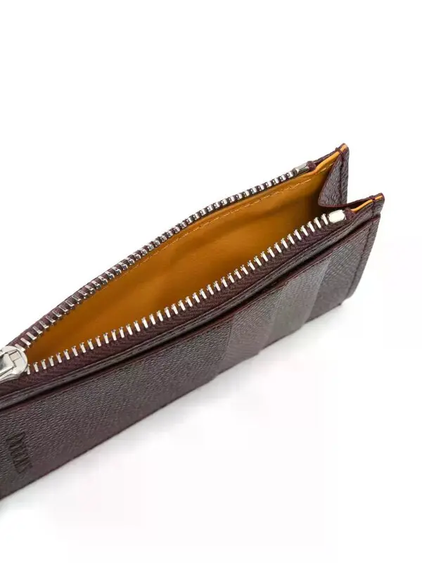 DOUCAL'S Leather Card Holder - Red