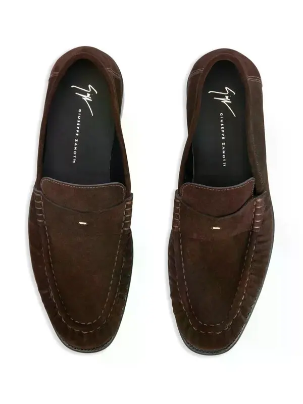 GIUSEPPE ZANOTTI Suede Loafers