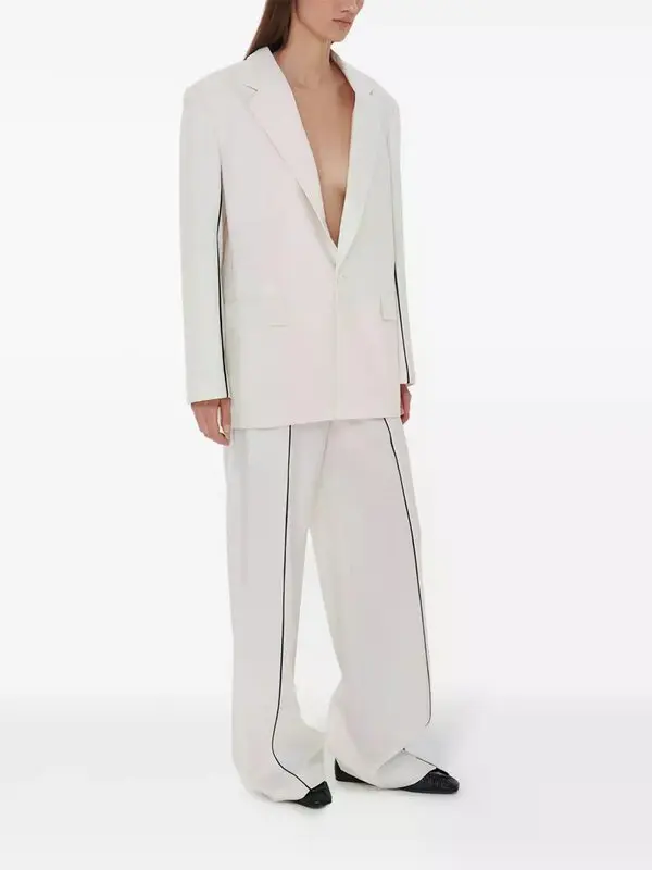 A.M.G. Contrast-piping Trousers