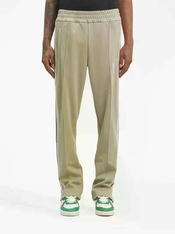 Palm Angels Monogram-embroidered Striped Track Pants