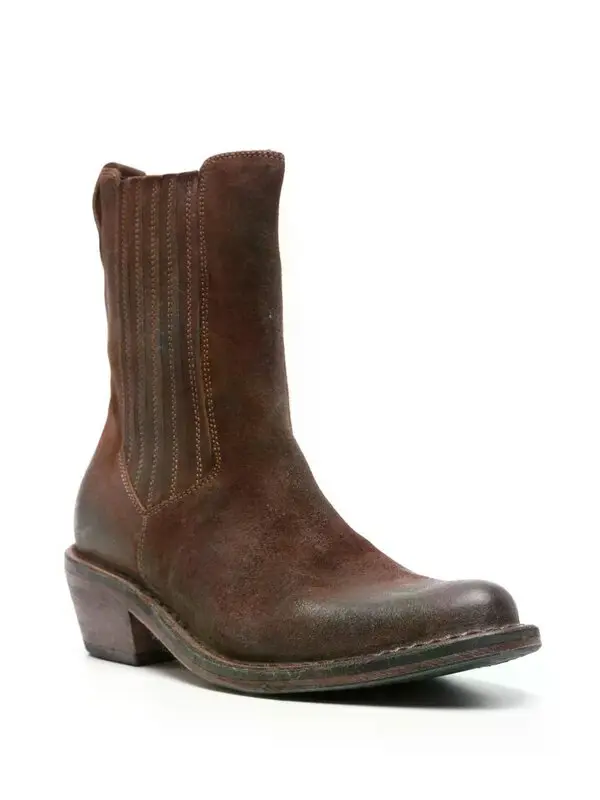 Moma 50mm Burnished Suede Chelsea Boots