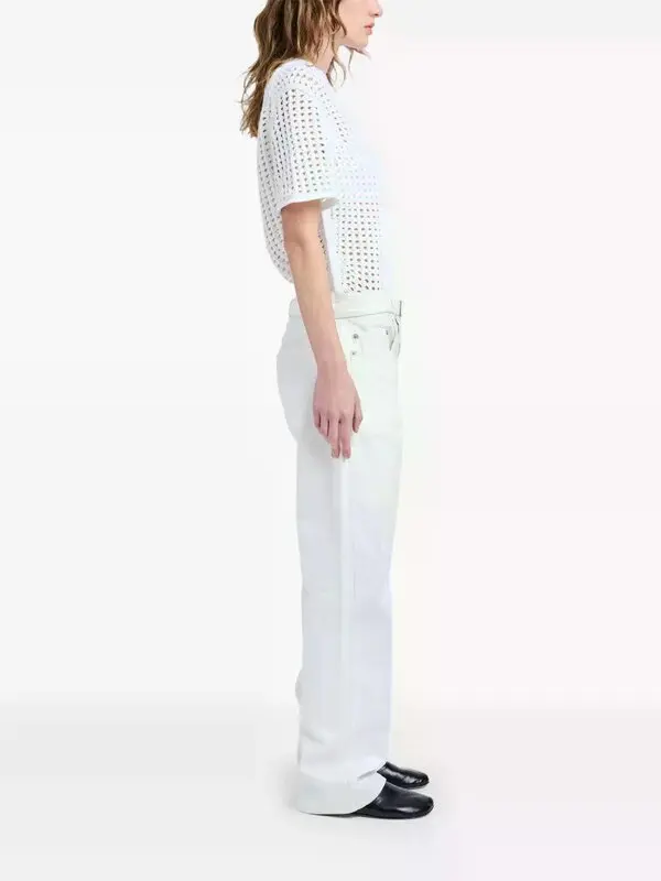 Proenza Schouler Crewneck Short Sleeve Top