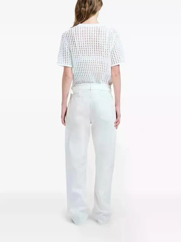 Proenza Schouler Crewneck Short Sleeve Top