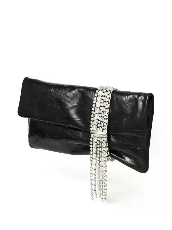 JIMMY CHOO Zandra Clutch Bag - Black