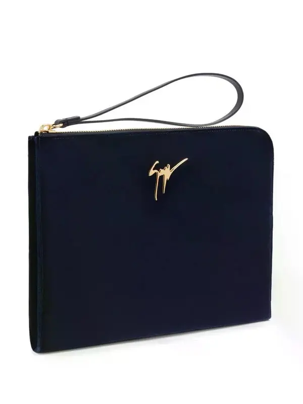 GIUSEPPE ZANOTTI Fabian Logo-plaque Clutch Bag