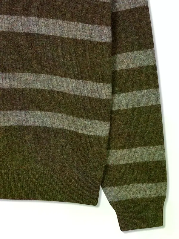 STUDIO TOMBOY Striped Crew Neck Long Sleeve Pullover