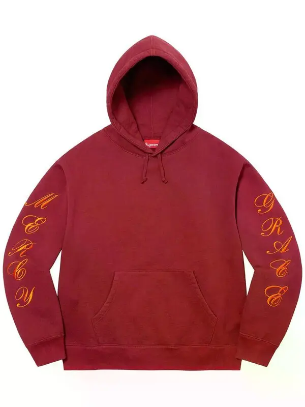 Supreme Embroidered Patches Spiral Hoodie