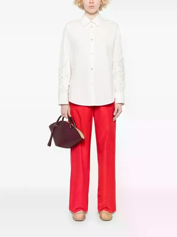 FORTE_FORTE Lace Detail Shirt
